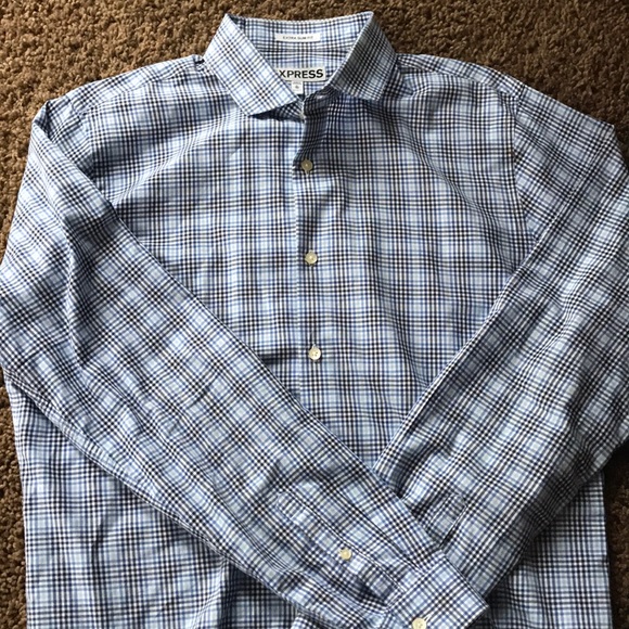 Express | Shirts | Mens Xl Extra Slim Fit Express Ls Dress Shirt | Poshmark